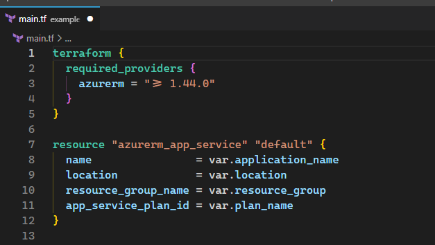 Color coding: "Unknown token" often in first line of a node · Issue #345 · hashicorp/vscode ...