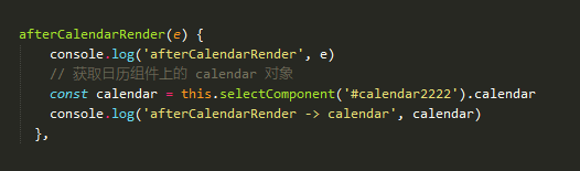 我按照教程获取组件实例，可结果返回的undefined · Issue #447 · treadpit/wx_calendar · GitHub