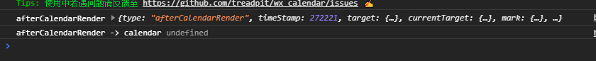 我按照教程获取组件实例，可结果返回的undefined · Issue #447 · treadpit/wx_calendar · GitHub
