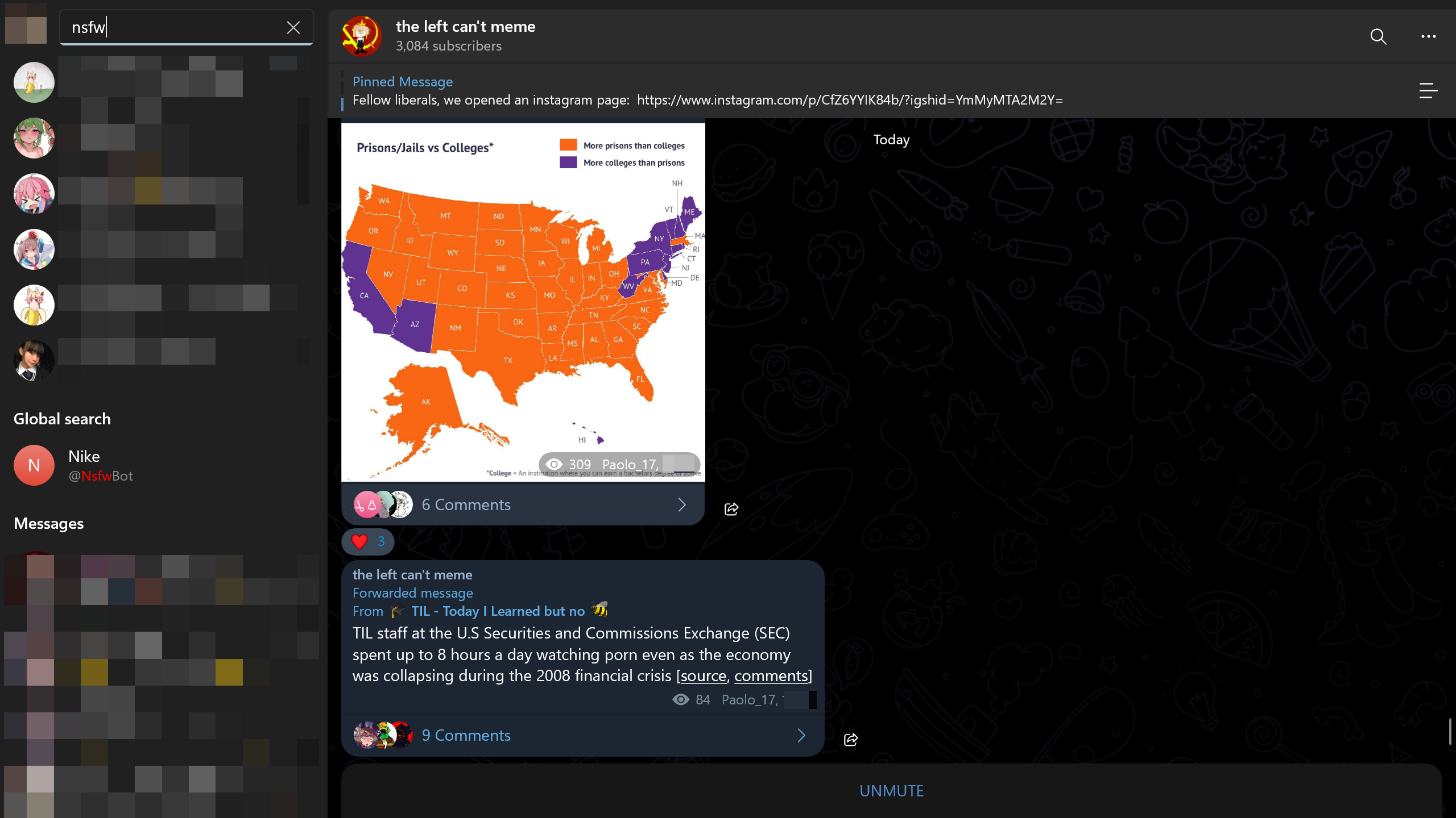 Certain group chats do not show up in the search result for forwarding menu · Issue #2786 ...