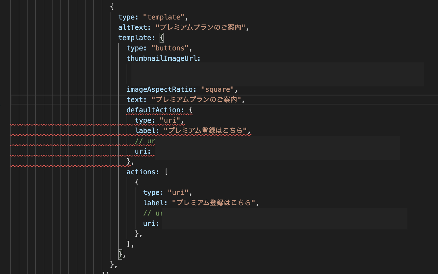 [BUG] defaultAction is not defined in TemplateButtons · Issue #431 · line/line-bot-sdk-nodejs ...