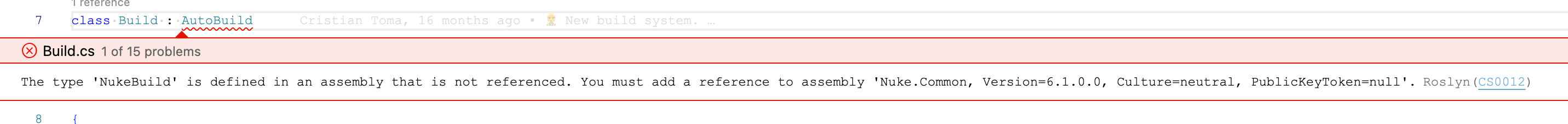 The type .. is defined in an assembly that is not referenced · Issue #6096 · dotnet/vscode ...