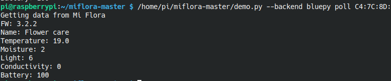 MiFlora no values in Mycodo · Issue #903 · kizniche/Mycodo · GitHub
