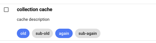 Collection Manage: on hover collection shows deleted sub-collection ...
