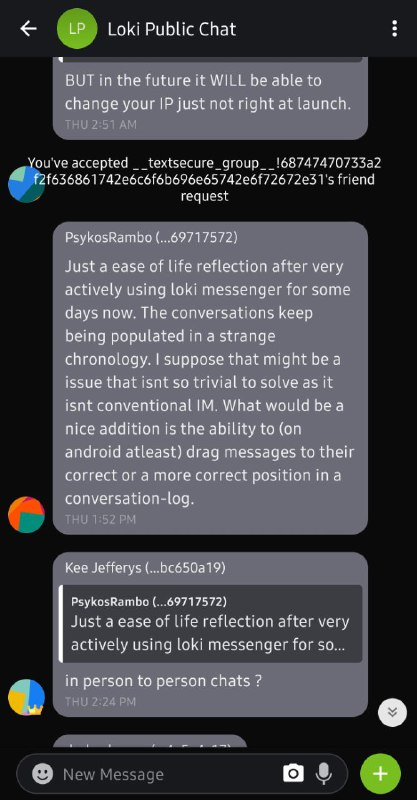 Text Secure group notification in Public chat · Issue #694 · oxen-io/session-desktop · GitHub