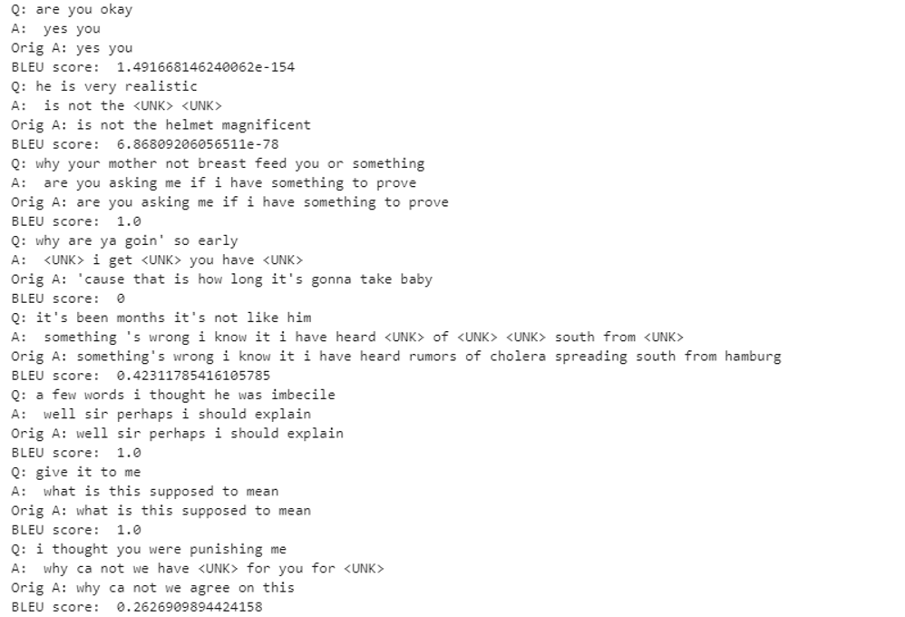 GitHub - Vishnu-Madamanchi/Chatbot: Chatbot: Building a Seq2Seq Model using Attention Mechanism