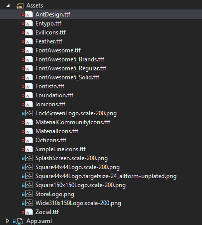 Linking in React-Native-Windows · Issue #1237 · oblador/react-native-vector-icons · GitHub