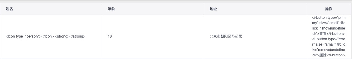 table的render使用问题 渲染结果为字符串 · Issue #705 · iview/iview-admin · GitHub