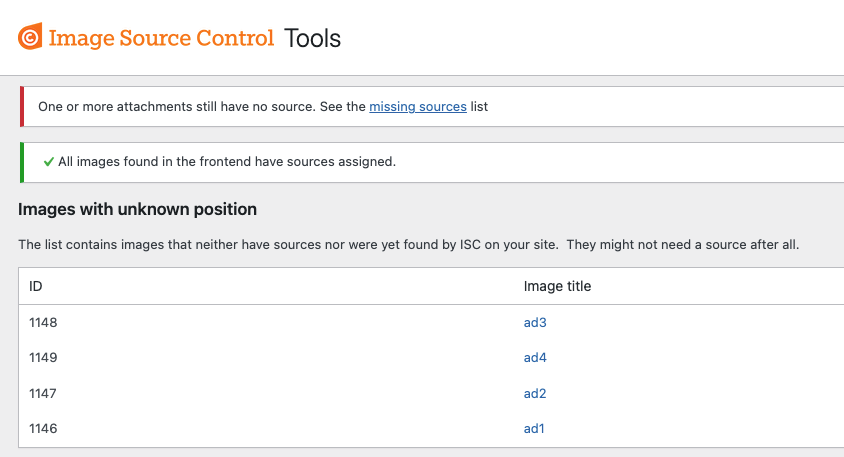 Improve warnings about missing sources · Issue #152 · image-source-control/image-source-control ...