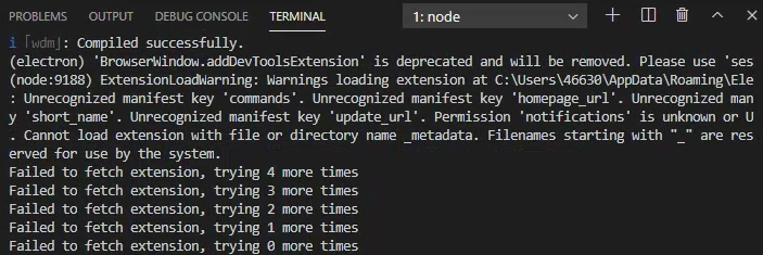 Electron Browserwindow Adddevtoolsextension Is Deprecated And Will Be Removed Please Use