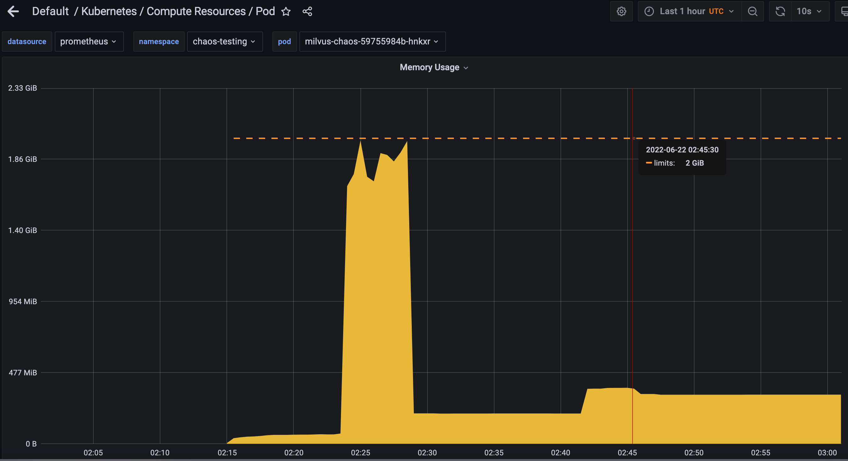 [Bug]: [memory] Flushing hangs and search failed if apply memory stress ...