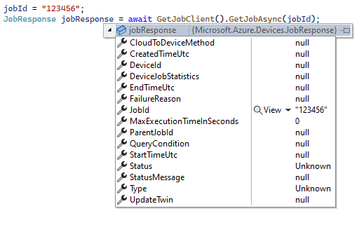 JobResponse has no error details · Issue #2941 · Azure/azure-iot-sdk-csharp · GitHub