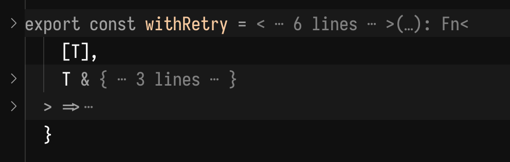 Doesn't fold the whole arrow function · Issue #28 · mtbaqer/vscode ...