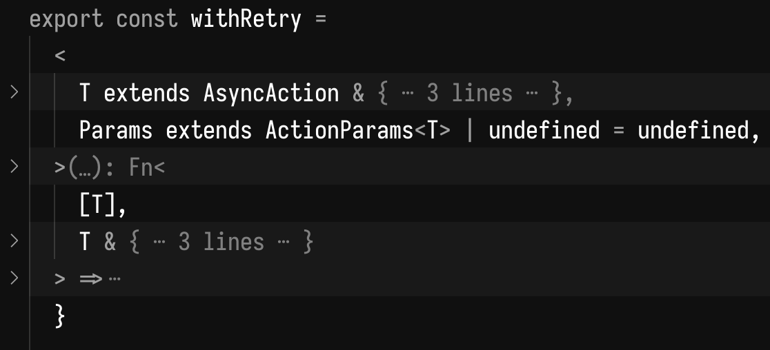 Doesn't fold the whole arrow function · Issue #28 · mtbaqer/vscode ...