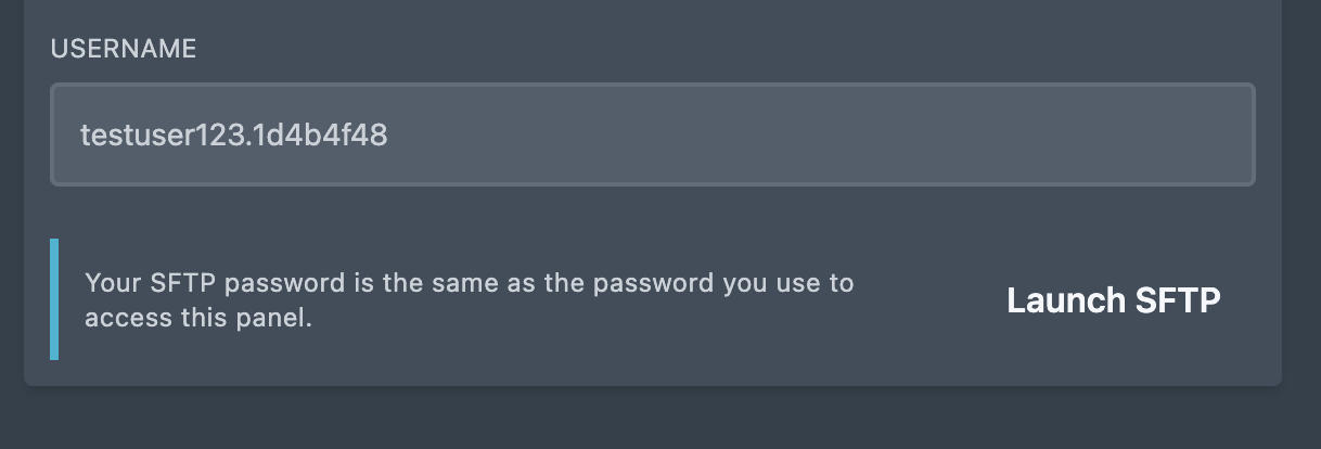 SFTP username is using current user's session · Issue #4831 · pterodactyl/panel · GitHub