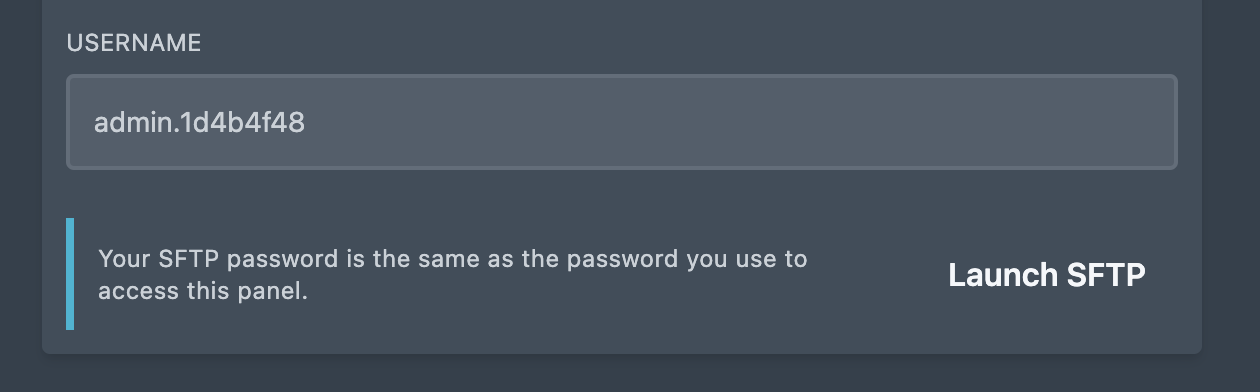 SFTP username is using current user's session · Issue #4831 · pterodactyl/panel · GitHub