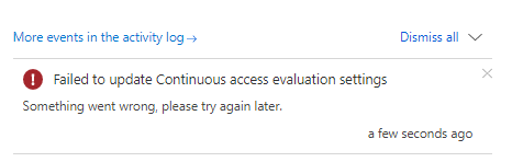 Problems with disable CAE (Preview). · Issue #75350 · MicrosoftDocs/azure-docs · GitHub