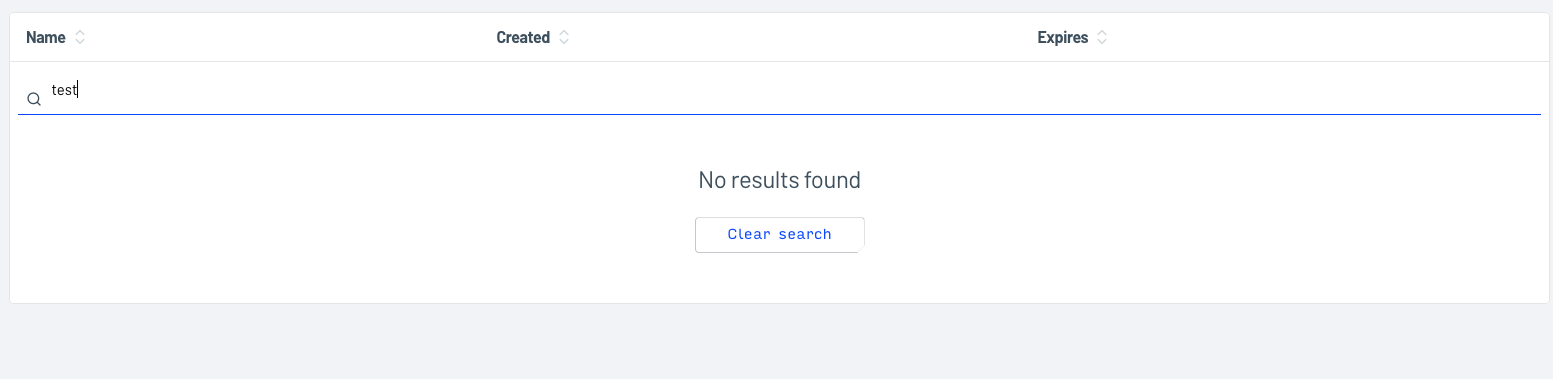 Datatable component should provide a slot for no data (and a default no data element otherwise ...