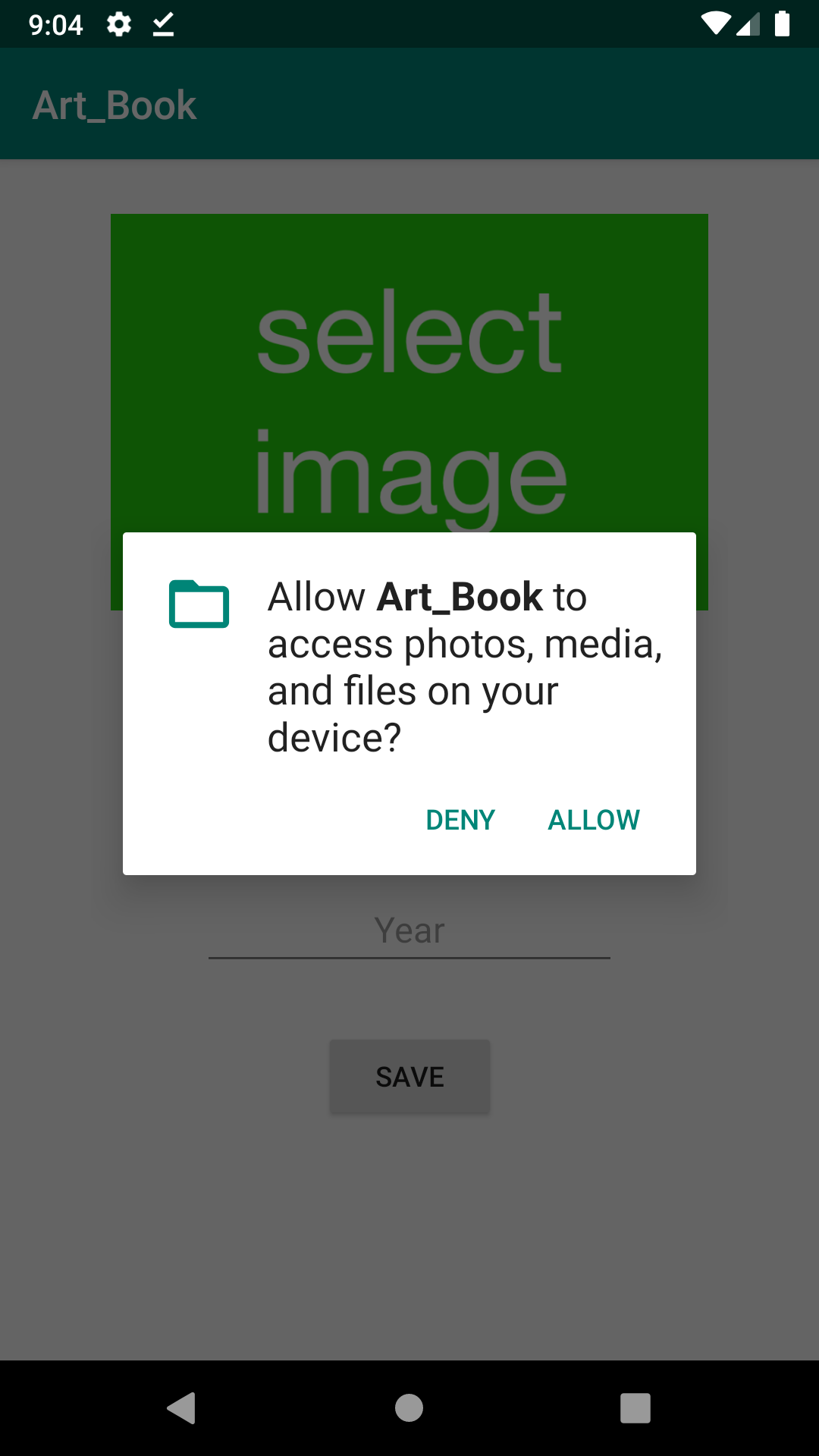 GitHub - kaankizilagil/Art_Book: Android Application (SQLite Database ...