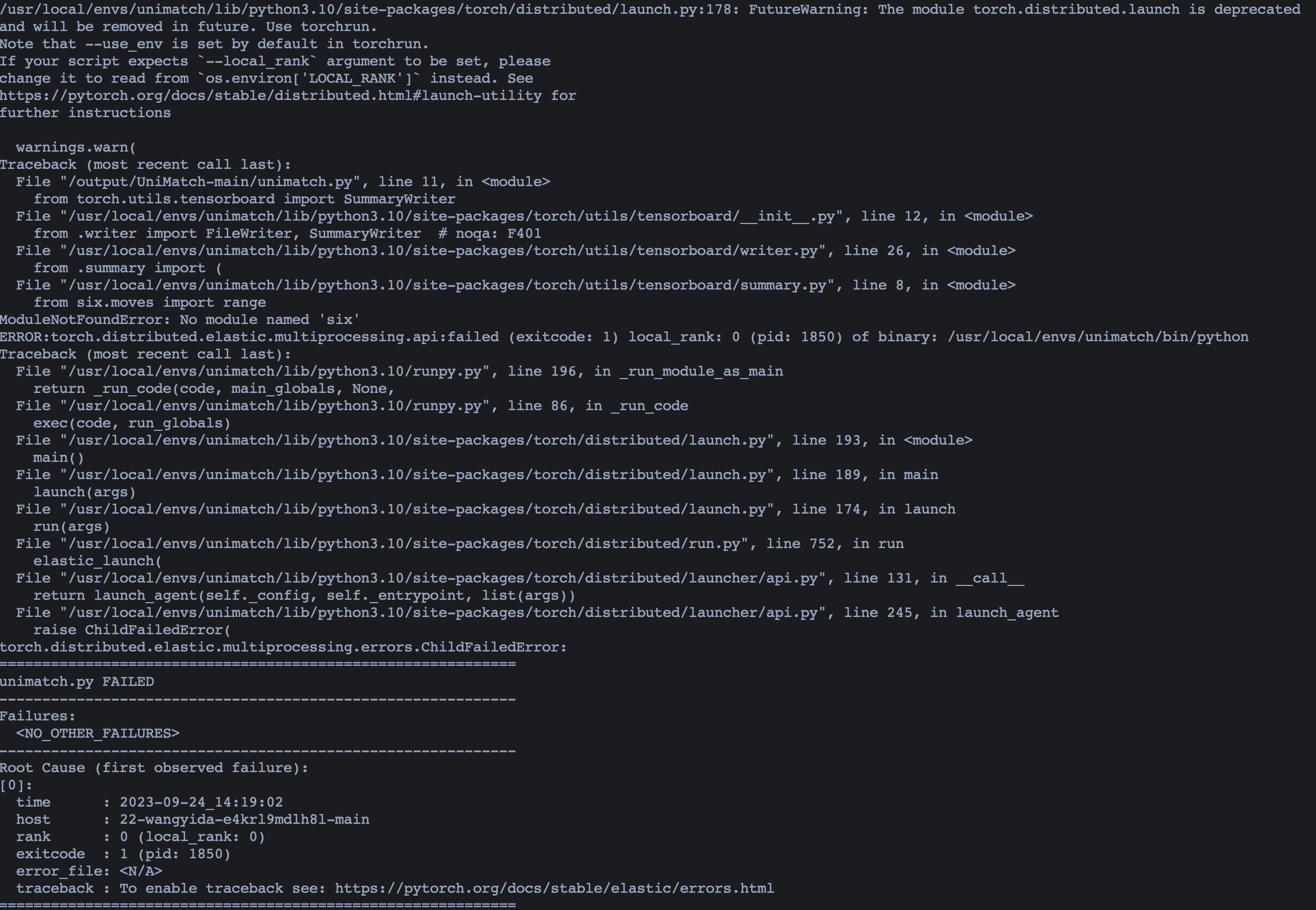 关于代码和分布式并行运行的问题 · Issue #85 · LiheYoung/UniMatch · GitHub