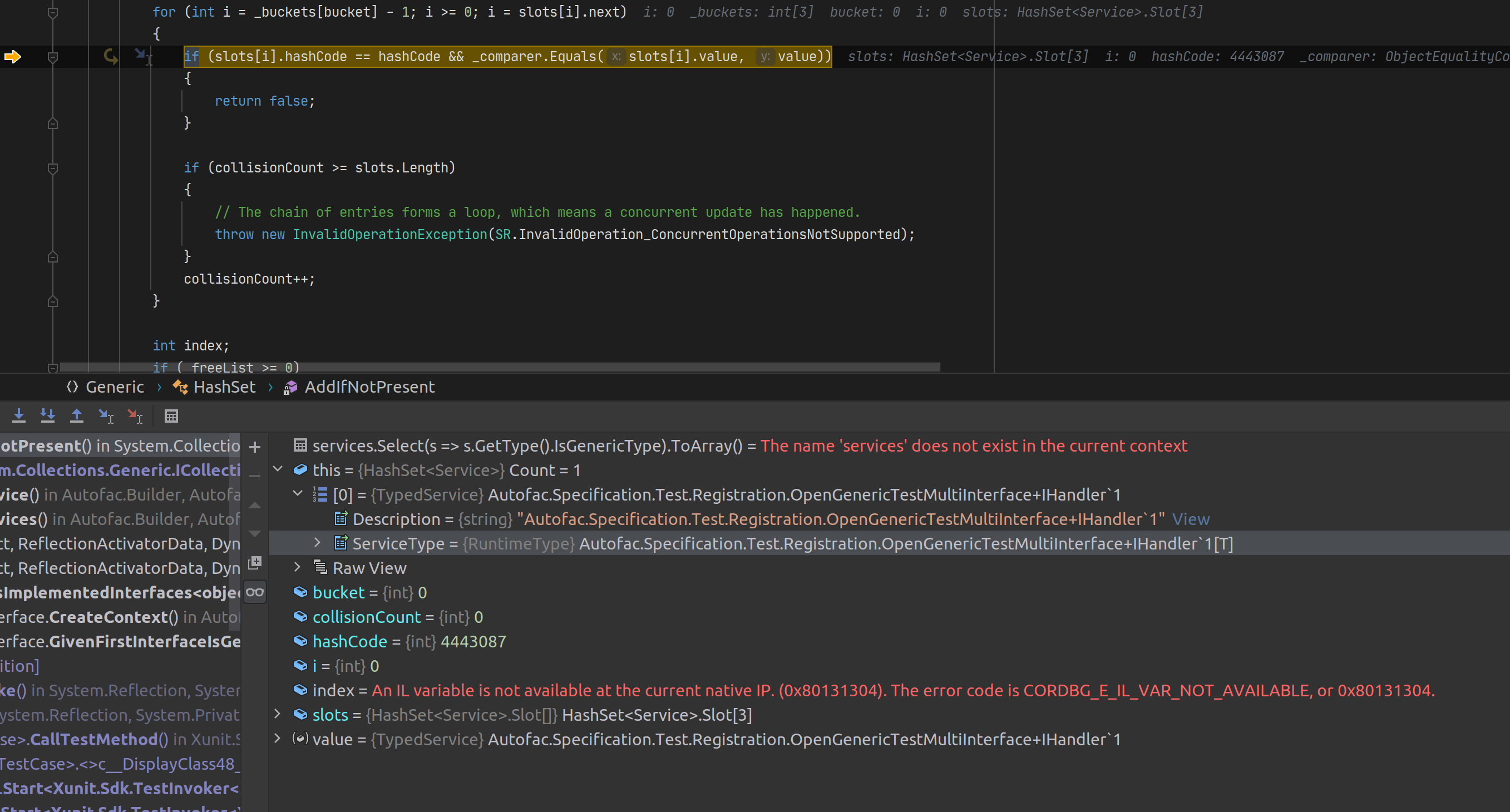Container is sensitive to order of generic interface declaration in ...