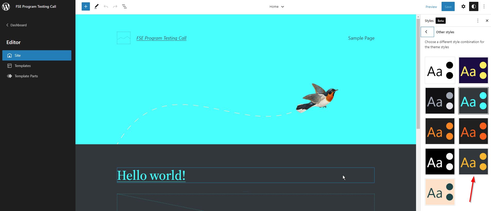 Switching Global Style Variations · Issue #39405 · WordPress/gutenberg ...