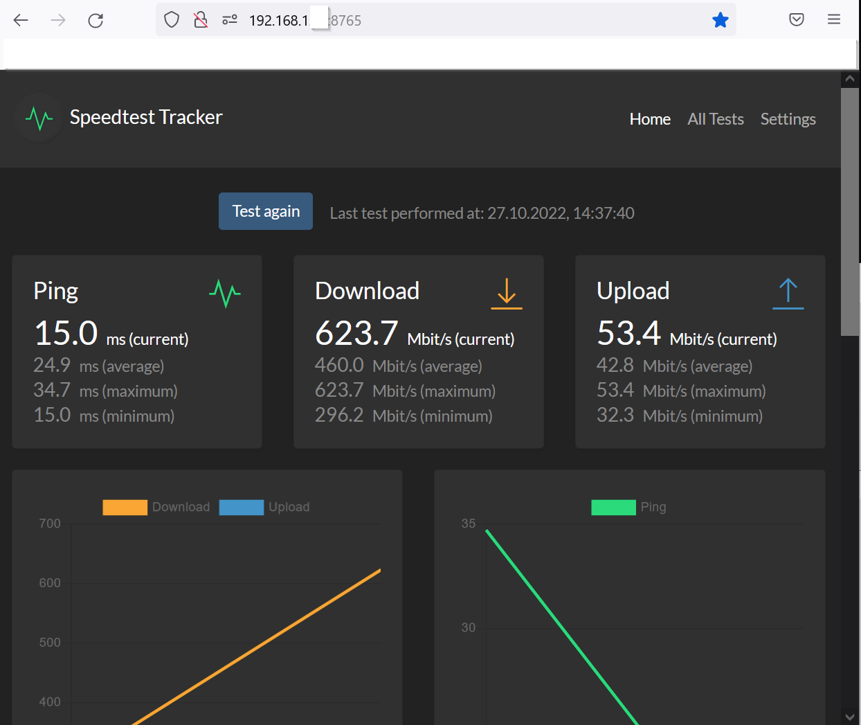 [bug] Speedtest Tracker Widget Not Working · Issue 458 · Gethomepage Homepage · Github
