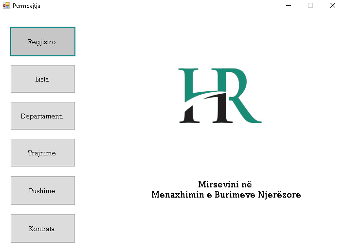 GitHub - DSpahija/HumanResourcesManagement: A basic C# Desktop ...