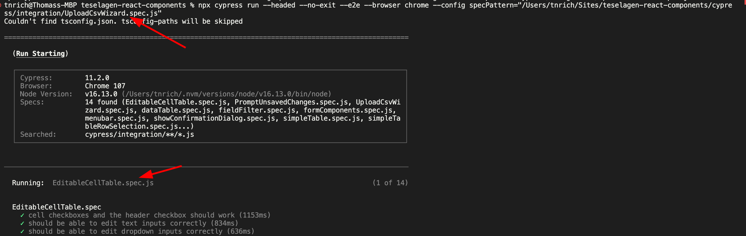 cypress run not respecting specPattern config · Issue #24912 · cypress-io/cypress · GitHub