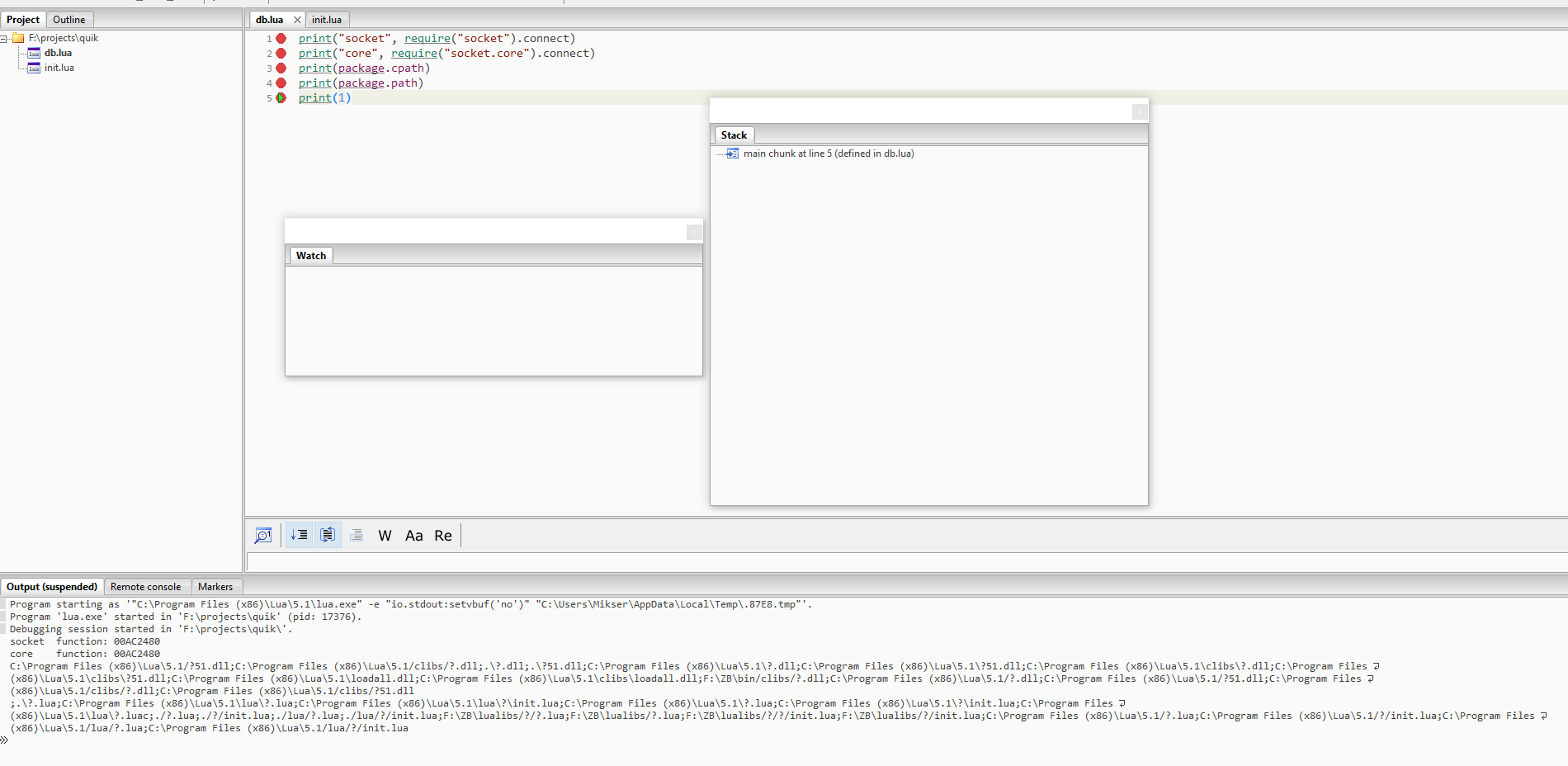 Empty stack window in Lua 5.1 · Issue #1084 · pkulchenko/ZeroBraneStudio · GitHub