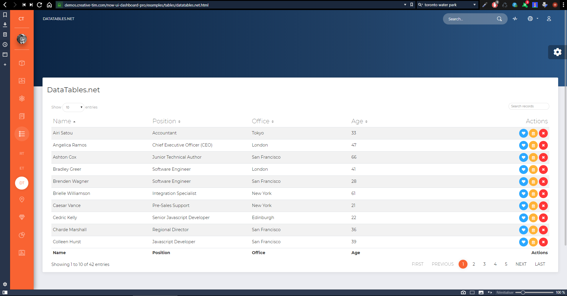 Datatable minor bug with select field of length menu · Issue #35 · creativetimofficial/ct-now-ui ...