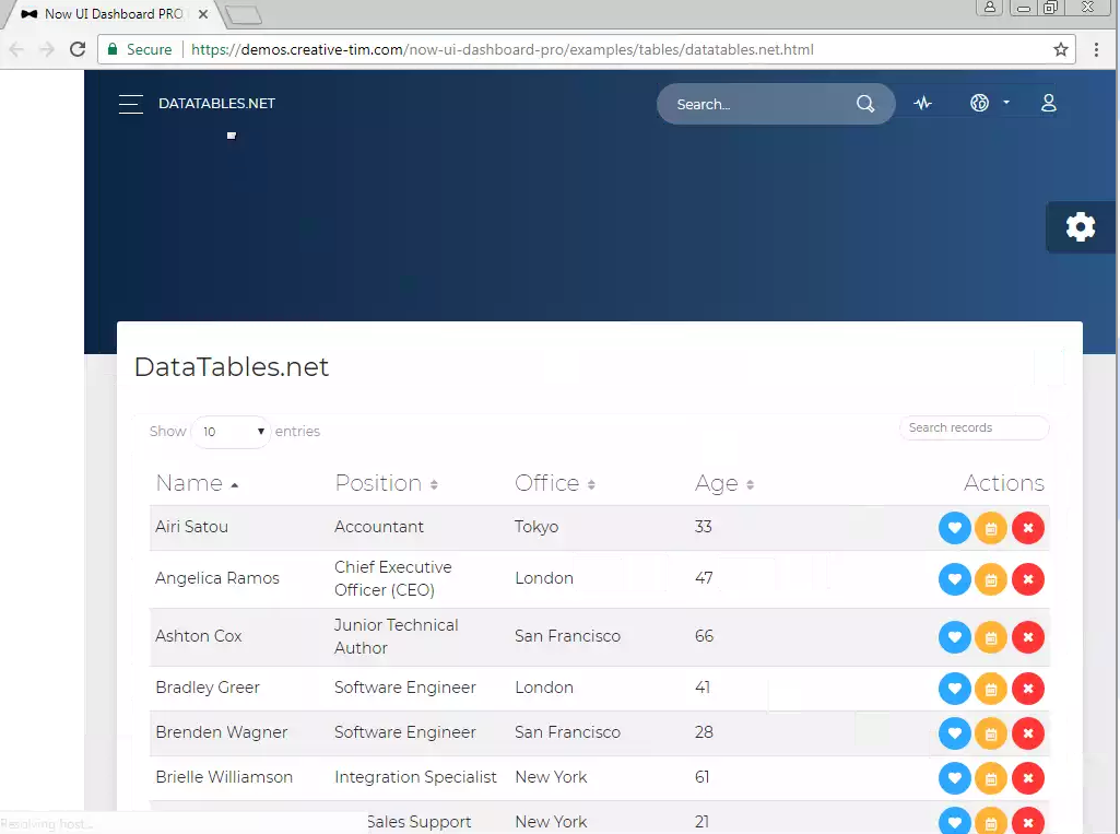 Datatable minor bug with select field of length menu · Issue #35 · creativetimofficial/ct-now-ui ...