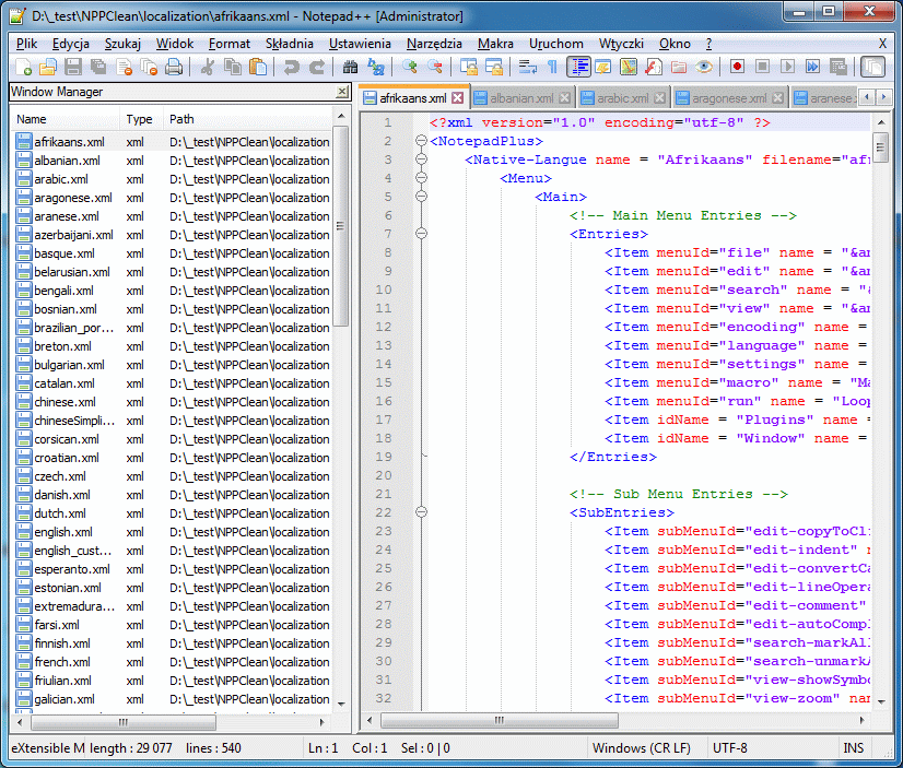 [Feature Extension Request] Doc Switcher -- Additional column with full file path for sorting ...