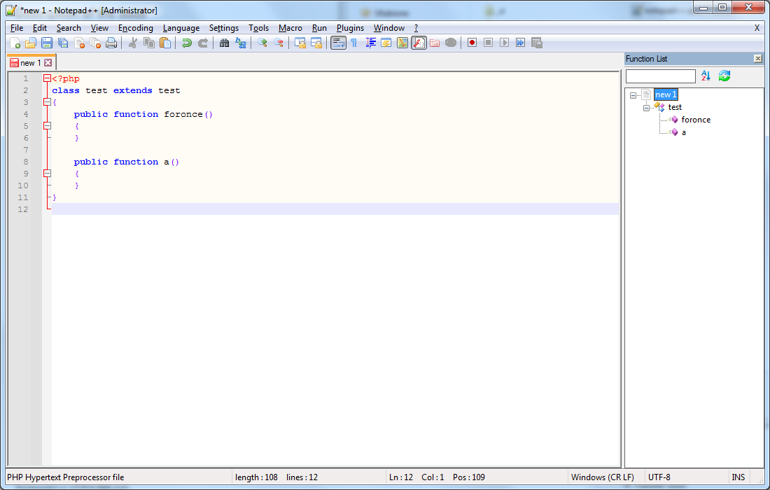 Function list omitting on keyword match · Issue #9806 · notepad-plus ...