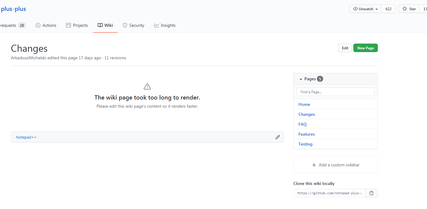 the github wiki "Changes" is out of date · Issue #10516 · notepad-plus-plus/notepad-plus-plus ...