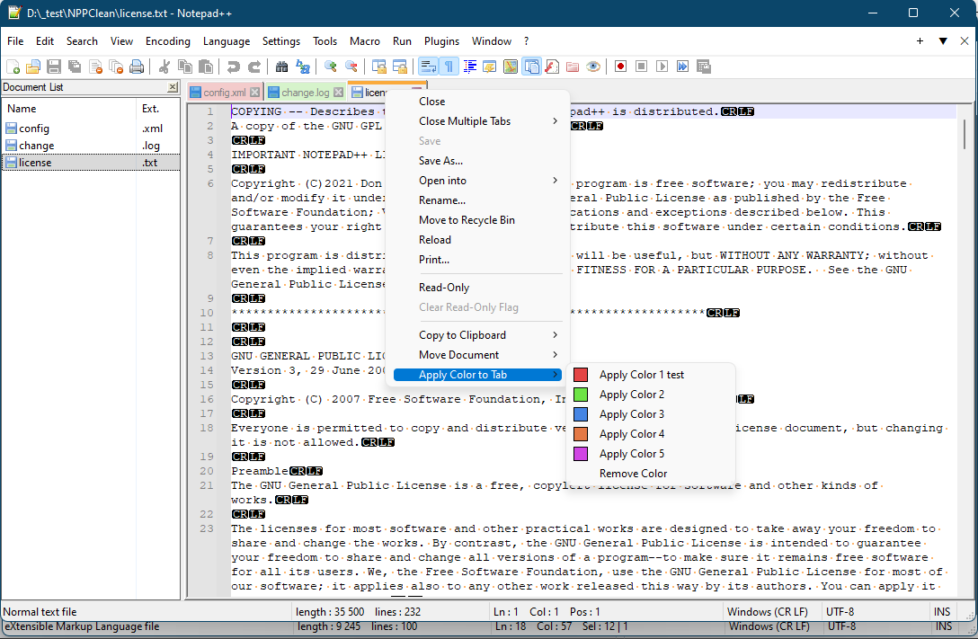 Translation for "Apply Tab Colour" is not working · Issue #12163 ...