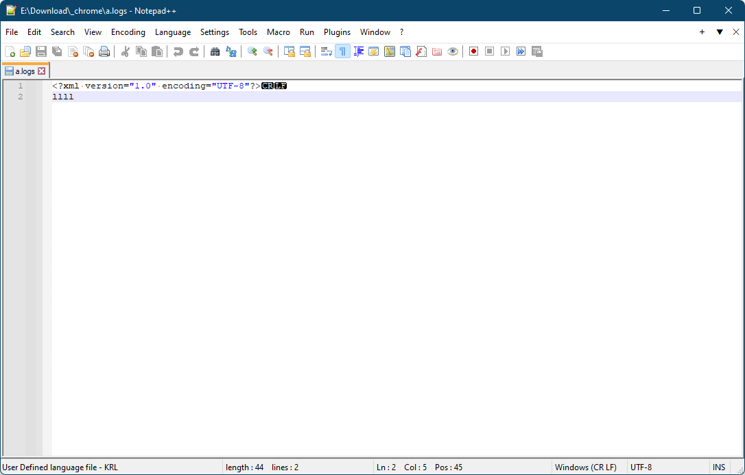 XML auto-detection overrides file extension language selection · Issue #12253 · notepad-plus ...