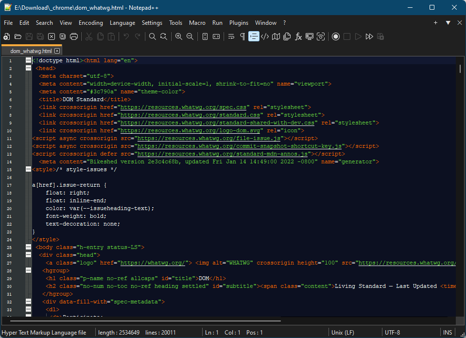 Add Ability To Separate Dark Mode From Styling · Issue 12427 · Notepad Plus Plus Notepad Plus