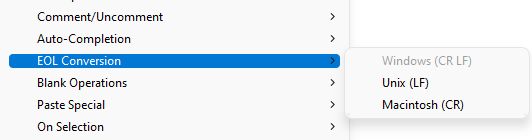 [FR] Add command Convert to current EOL · Issue #12787 · notepad-plus-plus/notepad-plus-plus ...