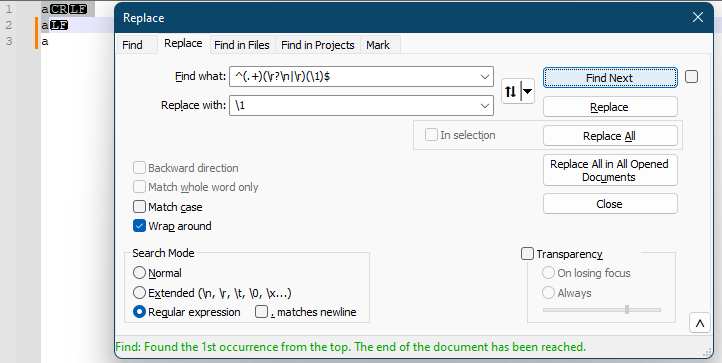 Remove consecutive duplicate lines not working as expected · Issue #13474 · notepad-plus-plus ...