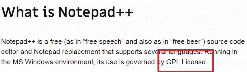 LICENSE in source is GPL2 but the website points at GPL3. · Issue #5309 · notepad-plus-plus ...
