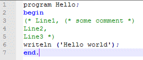Pascal syntax highlighting nested comments · Issue #4895 · notepad-plus-plus/notepad-plus-plus ...