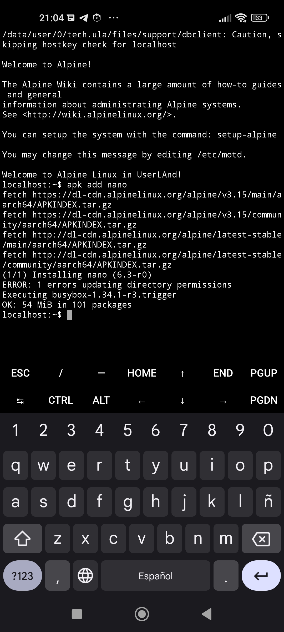 Bug report - Unable to install packages in Alpine · Issue #1625 ...