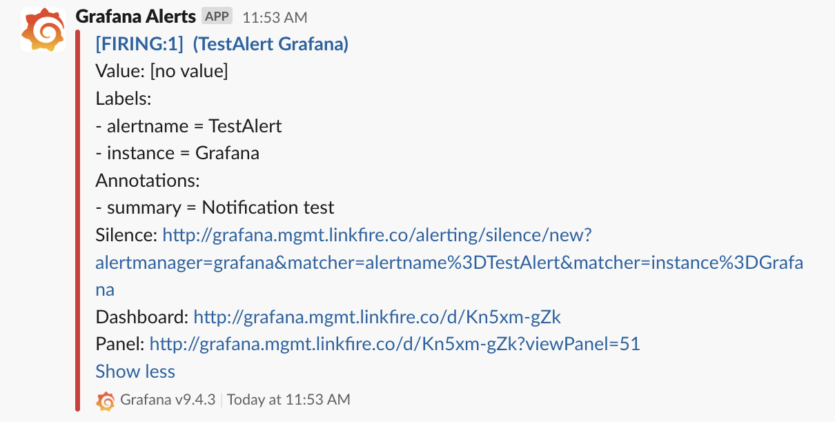 Slack post `title_link` only goes to alerting page · Issue #65316 ...