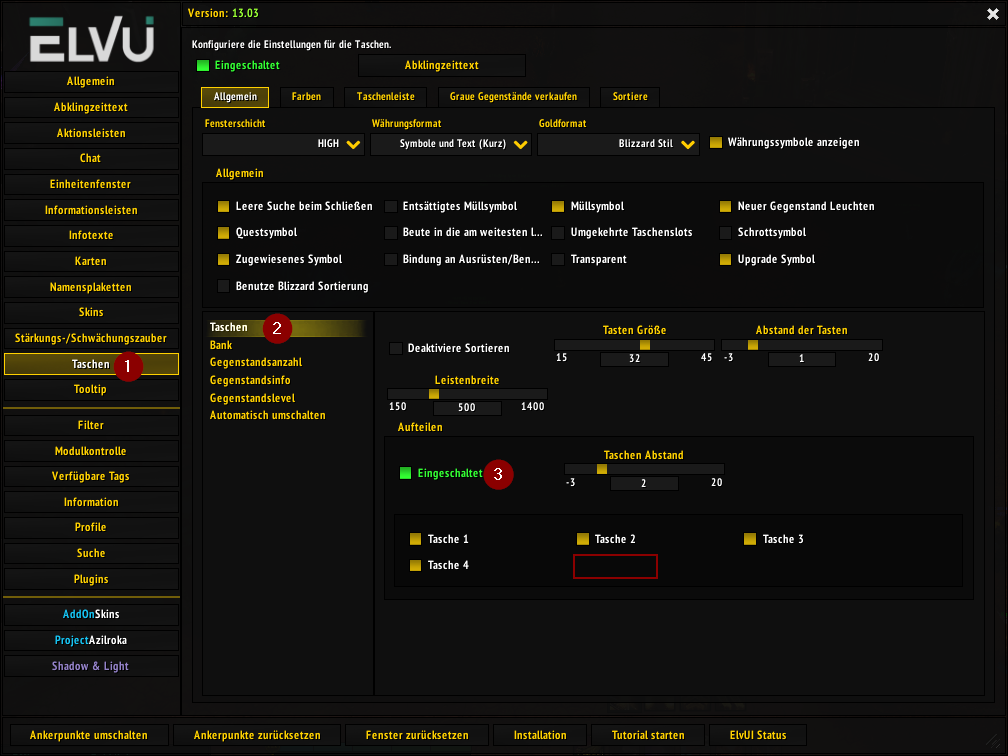[Feature Request] Add reagentbag to bagsplitting · Issue #593 · tukui-org/ElvUI · GitHub