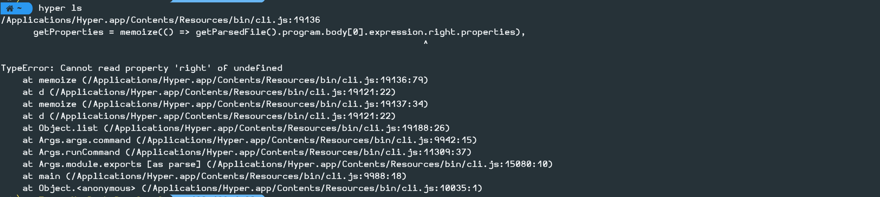 No Hyper commands work, and Neither does updating plugins · Issue #3228 · vercel/hyper · GitHub