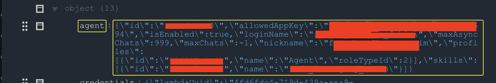 [QUESTION] TypeMismatch: Expected agent to be of type object, instead found type string. · Issue ...