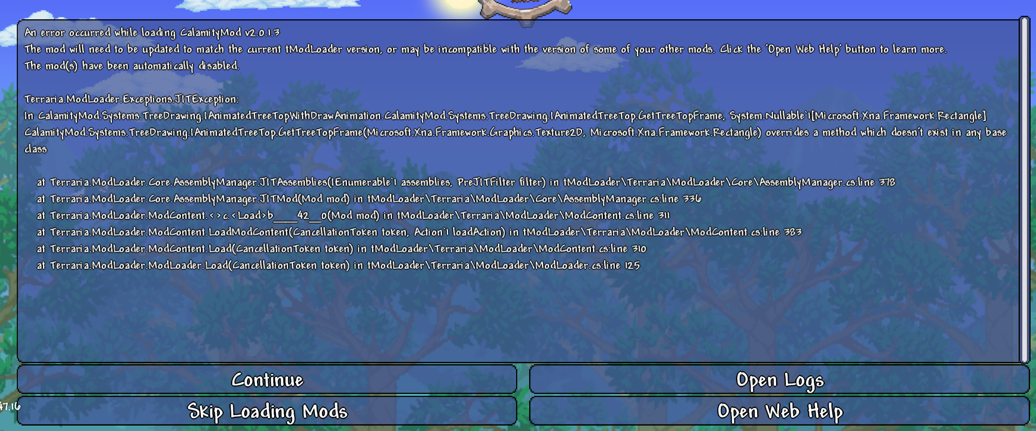[JIT] Faulty Override Member JIT Checking Results in Error · Issue #3158 · tModLoader/tModLoader ...