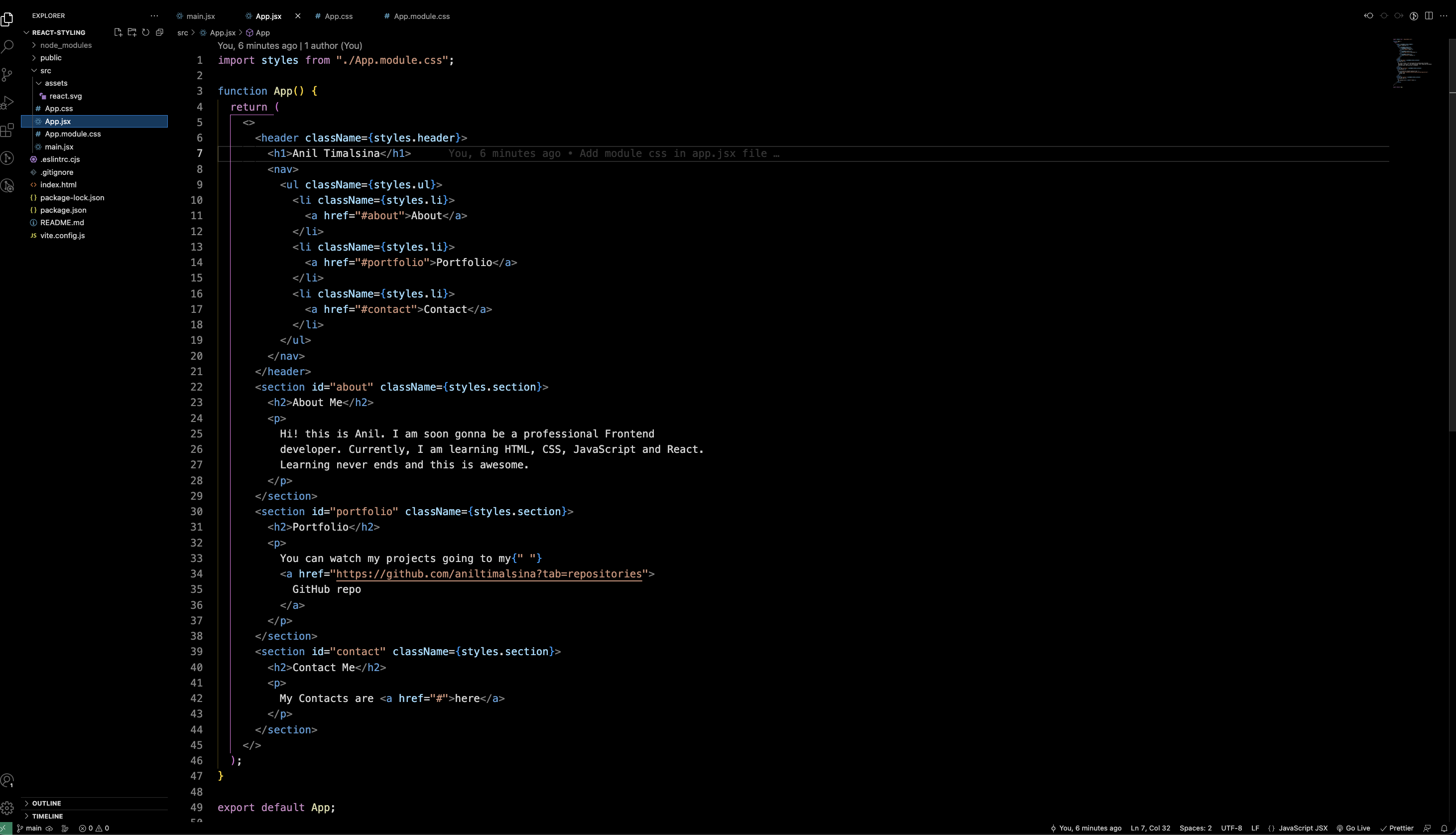 Task 5: CSS and JS · Issue #5 · yogeshtakeo/BFD36_files · GitHub