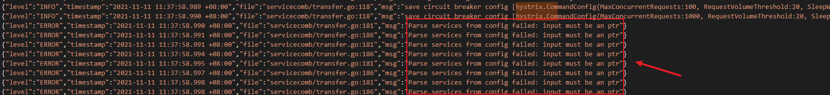 bugfix: Parse services from config failed: input must be an ptr · Issue #1013 · go-chassis/go ...